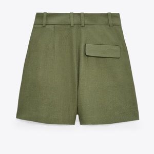 Zara | Shorts | Zara High Rise Linen Blend Shorts | Poshmark